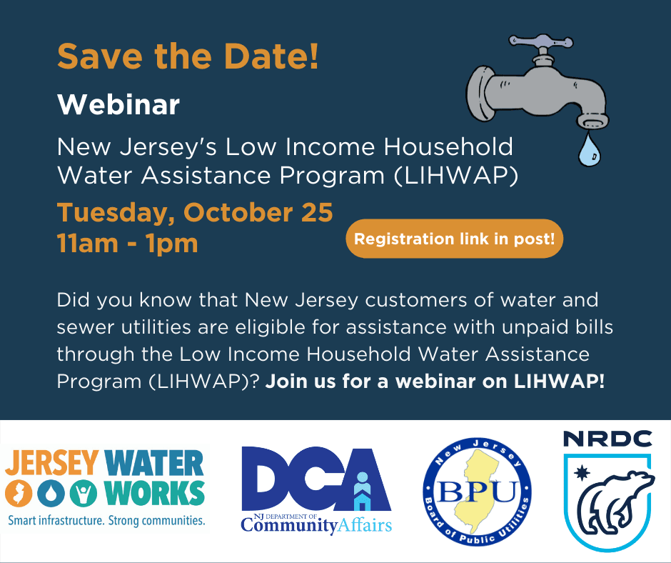 New Jersey's Low Income Household Water Assistance Program Webinar ...