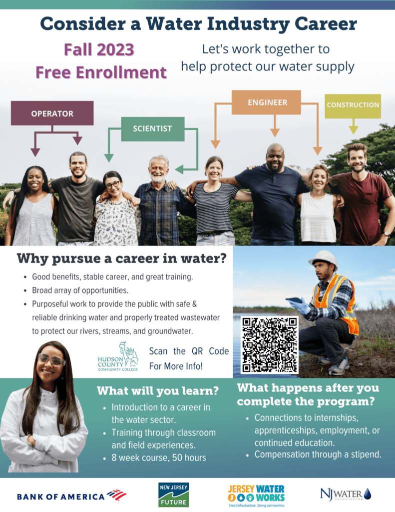 Fall 2023: Water Workforce Initiative at Hudson County Community ...